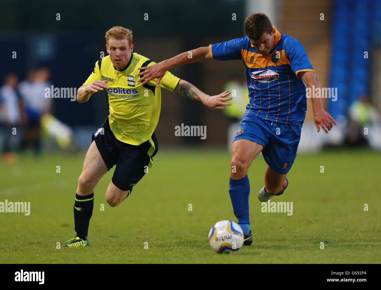 Soccer - Pre-Season Friendly - Shrewsbury Town v Birmingham City - New ...