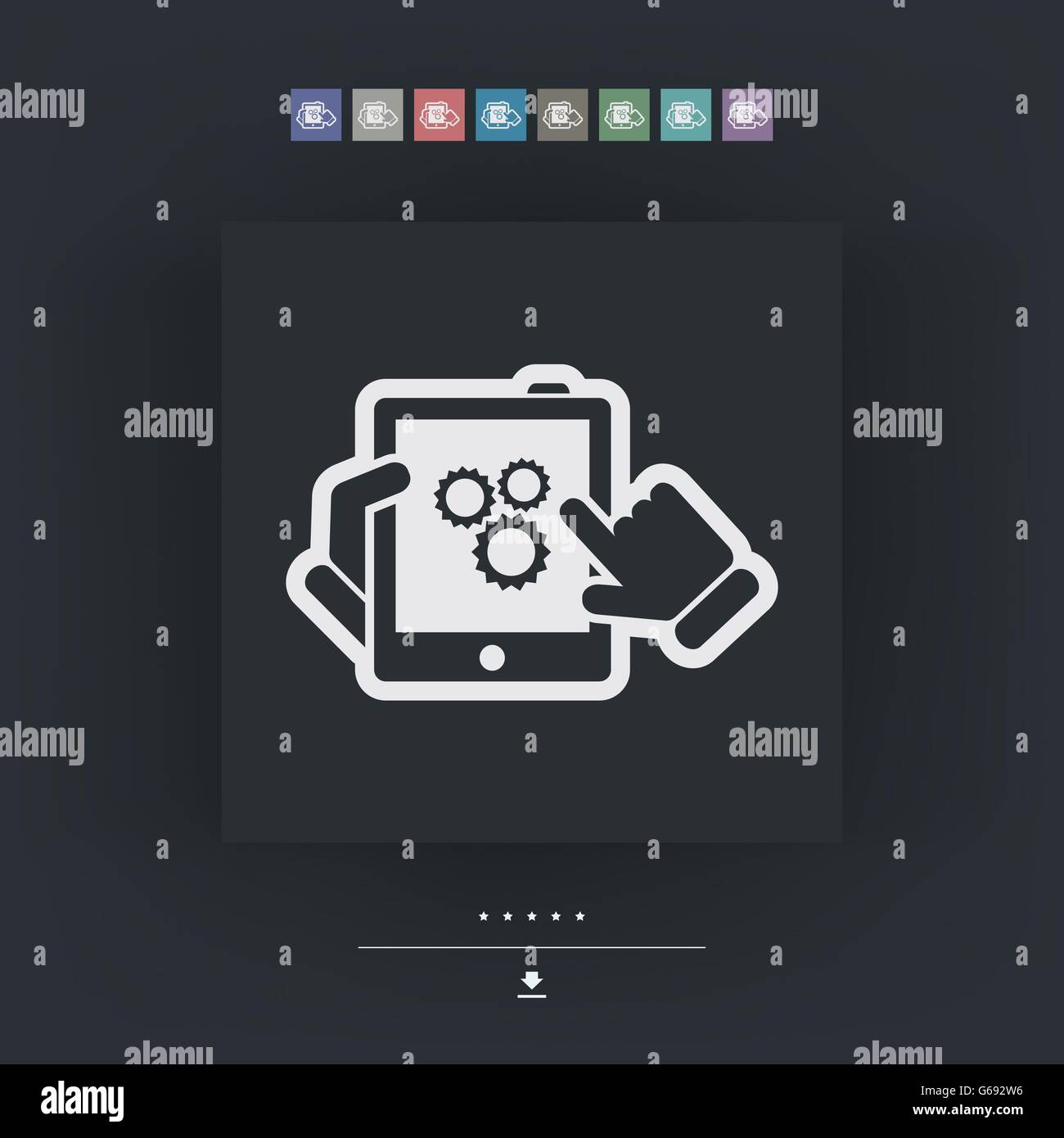 Device loading Stock Vector Images - Alamy