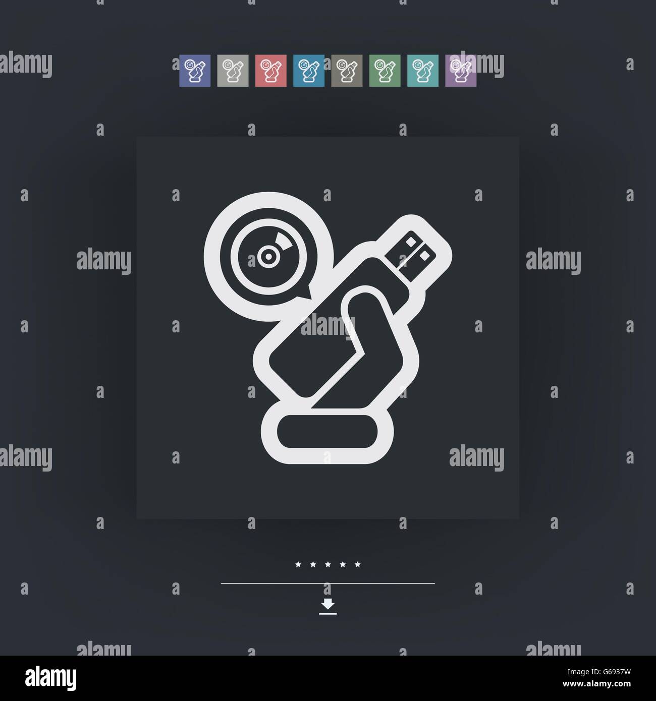 Hand drive usb Stock Vector Images - Alamy