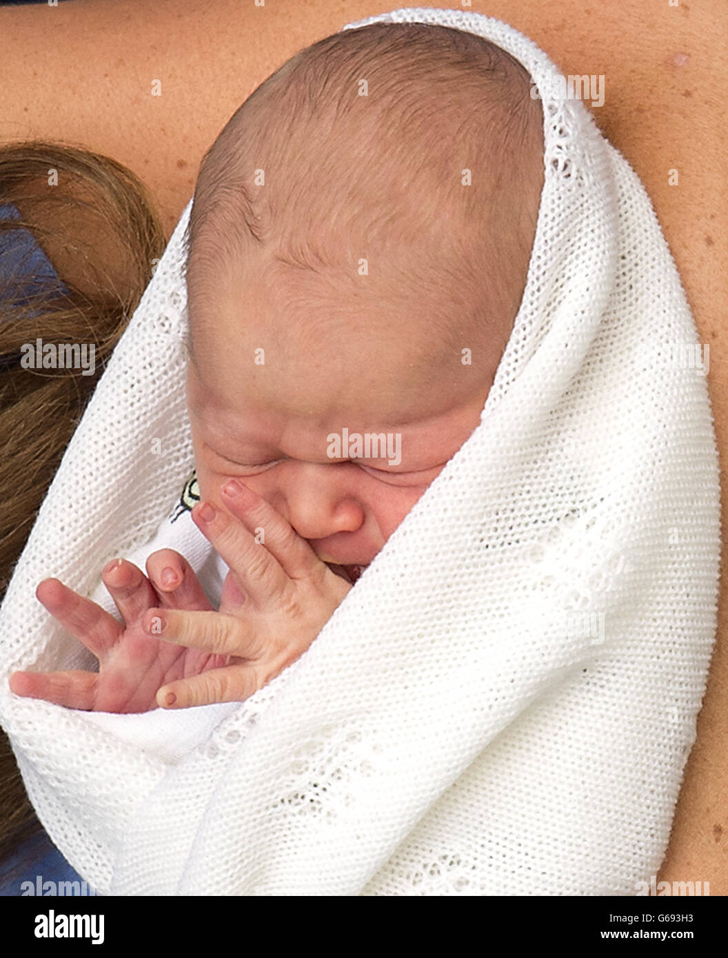 Birth of Prince George of Cambridge Stock Photo - Alamy