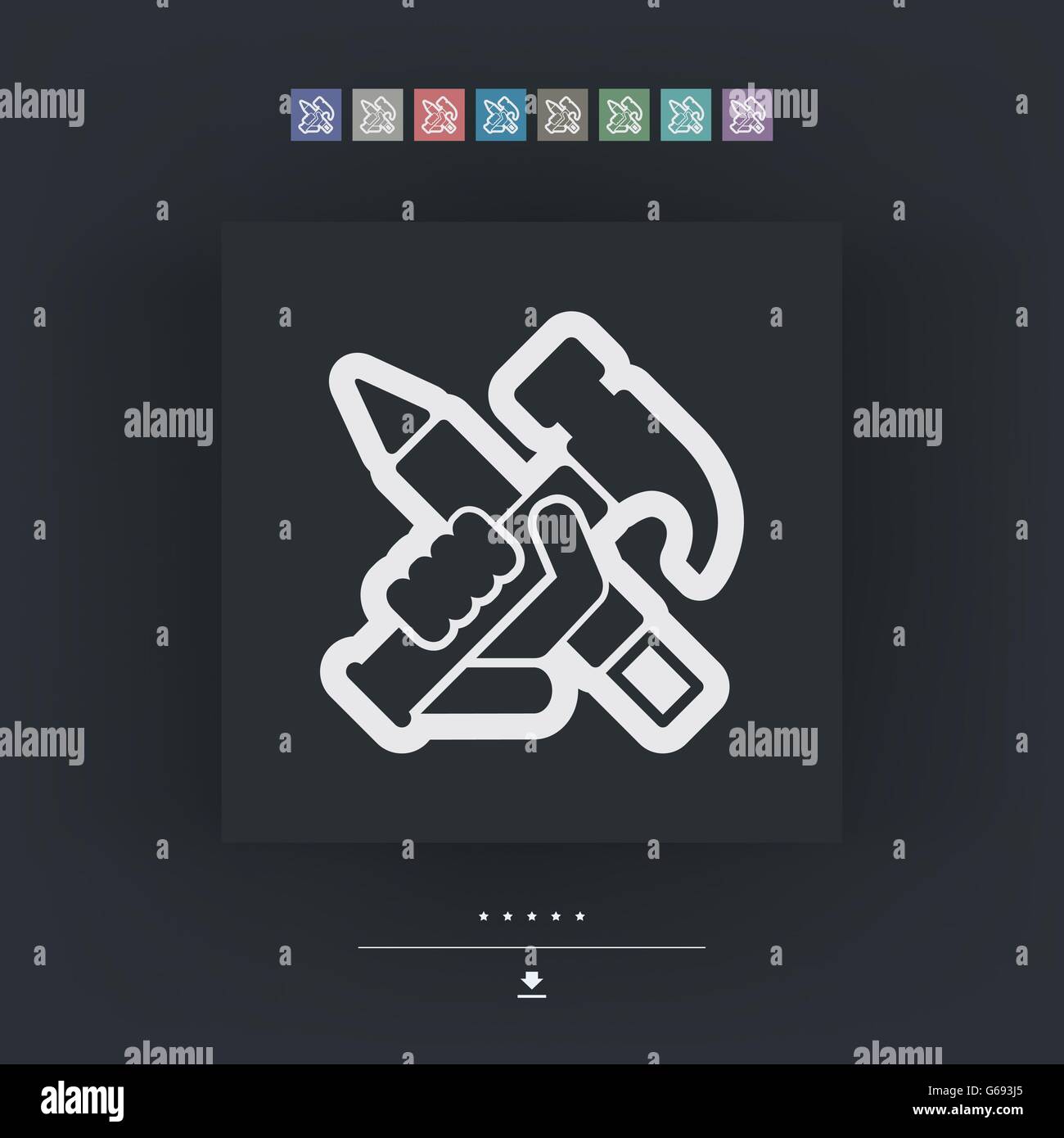 Tools and instruments Stock Vector Images - Alamy