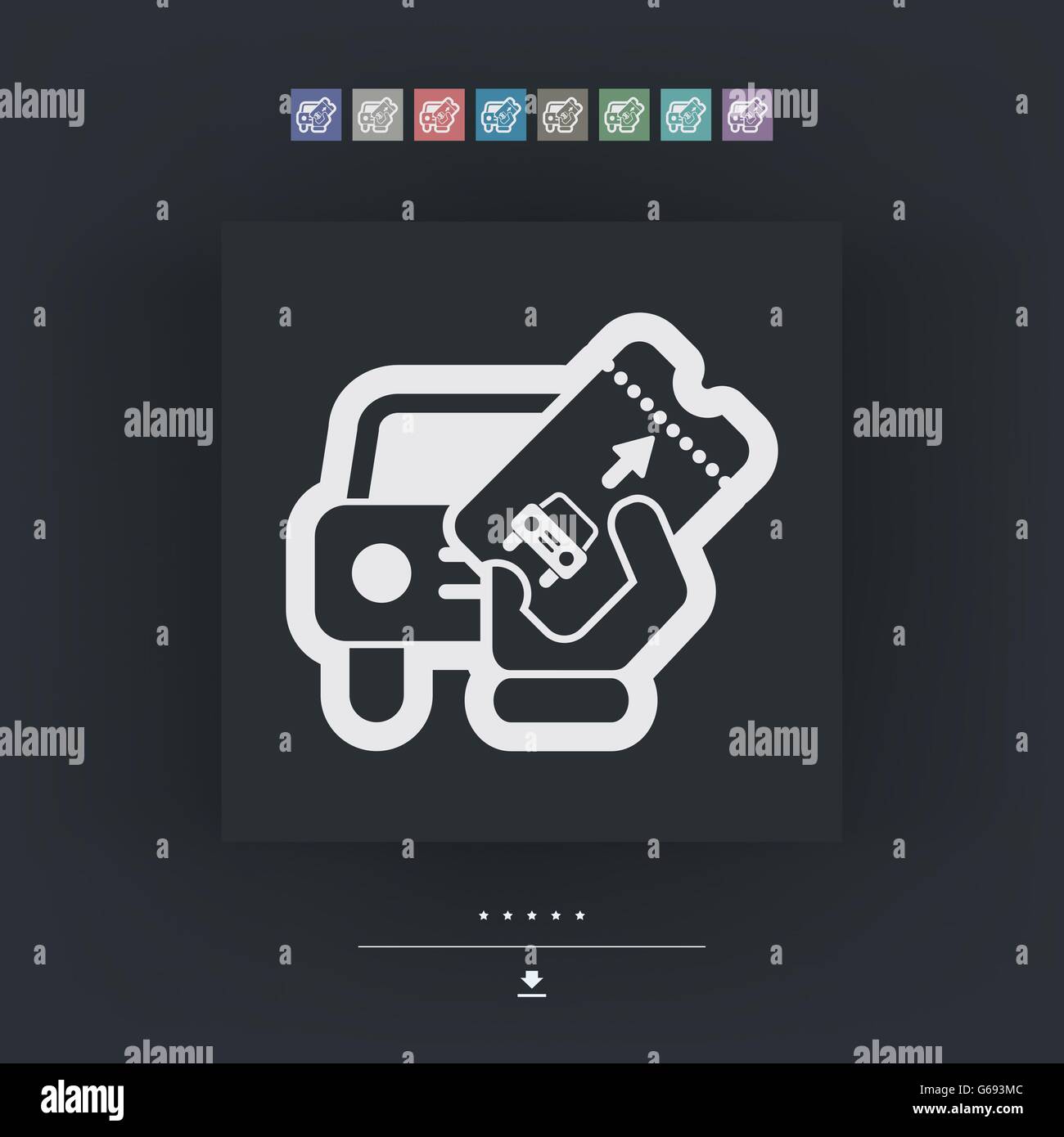 Gate car Stock Vector Images - Alamy