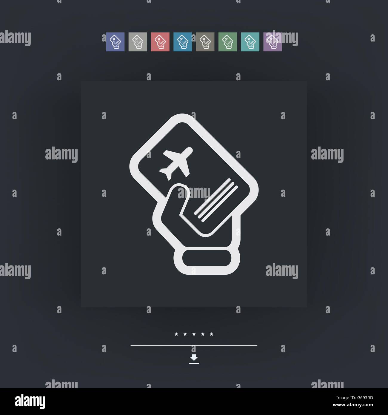 Travel documents Stock Vector Images - Alamy