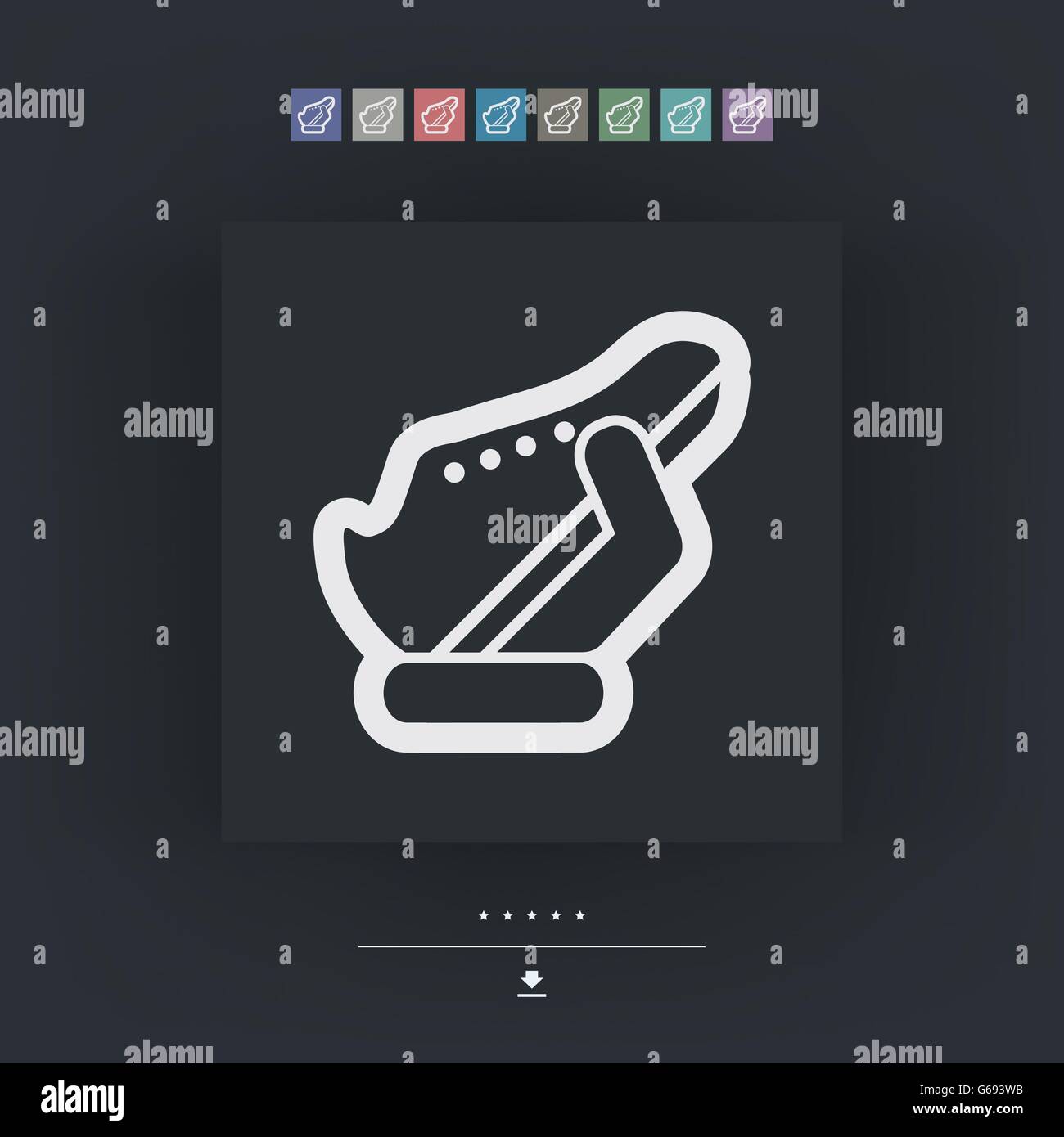 Try shoe Stock Vector Images - Alamy