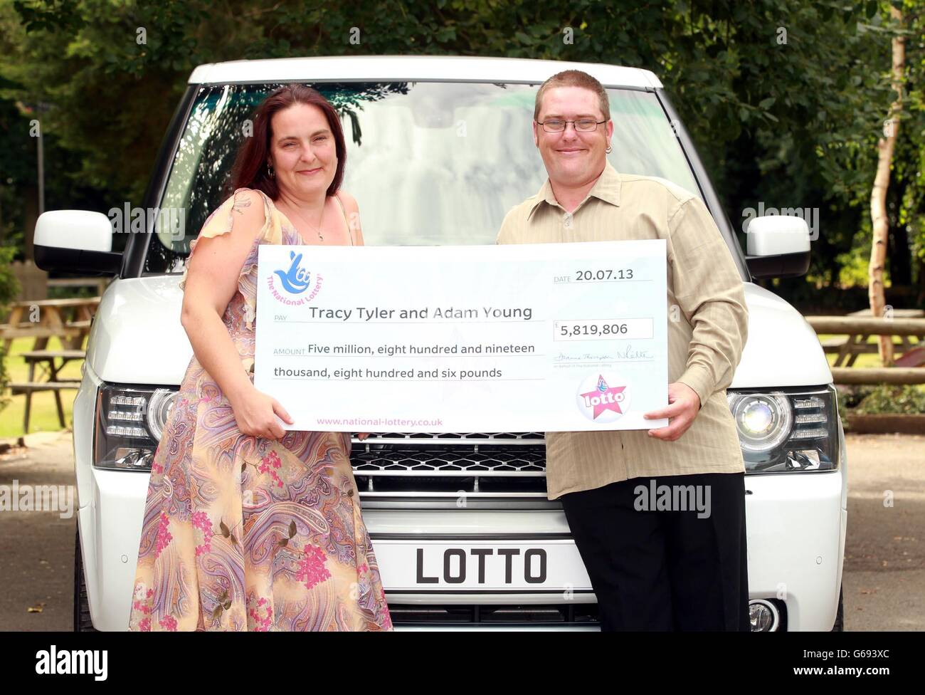 Lottery jackpot winners Stock Photo - Alamy
