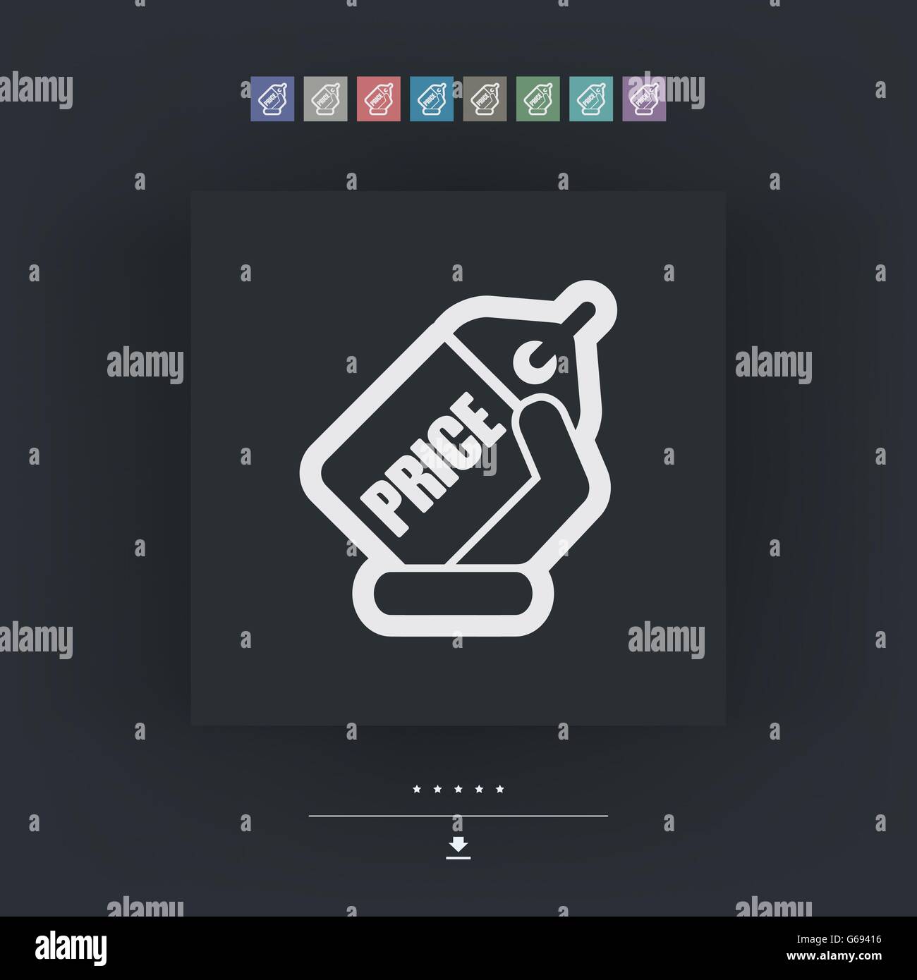 Label price icon Stock Vector Image & Art - Alamy