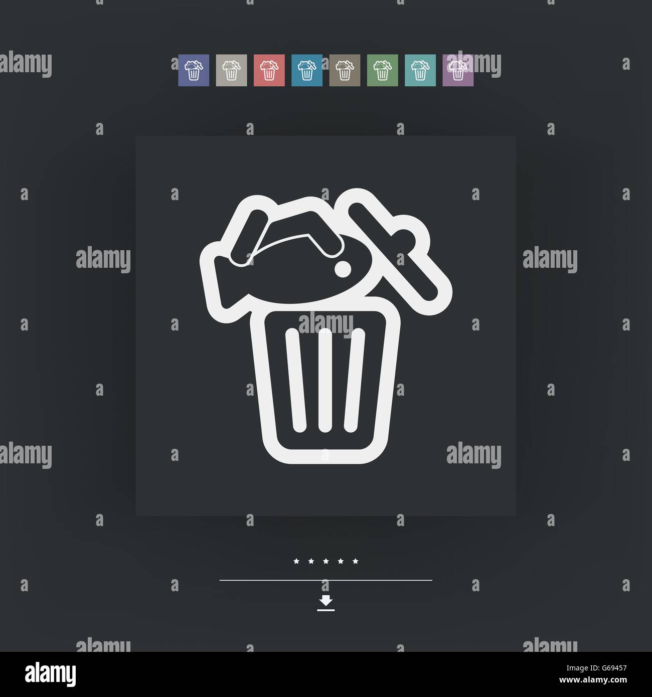 Food waste bucket Stock Vector Images - Alamy
