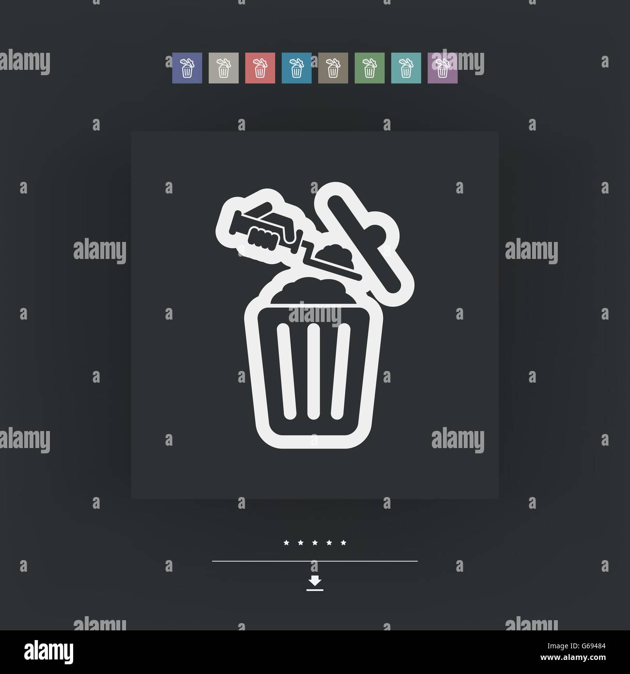 Construction waste container Stock Vector Images - Alamy