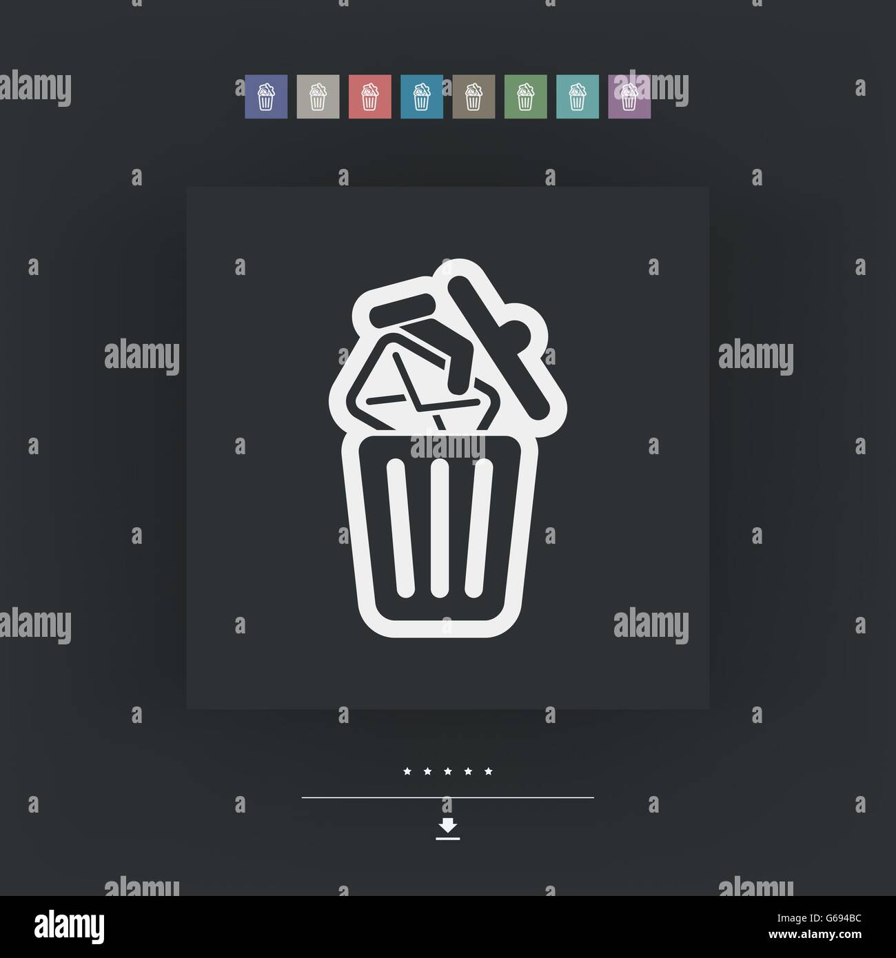 Waste mail Stock Vector Images - Alamy