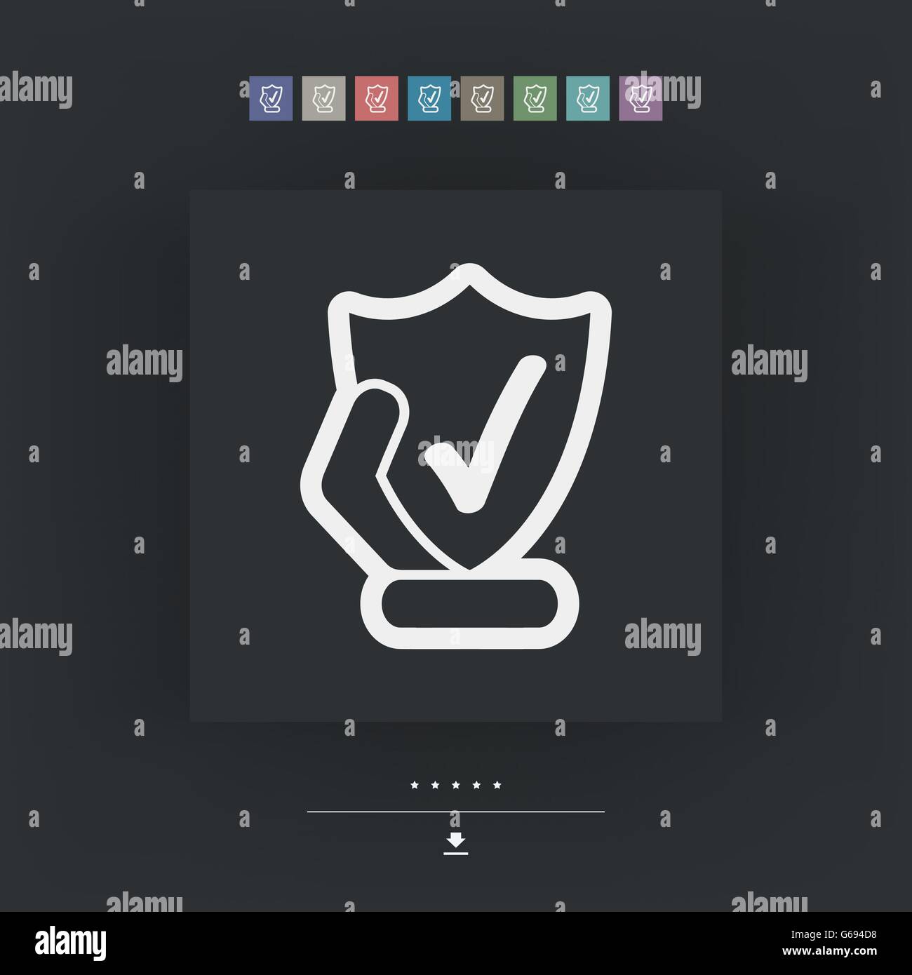 Protected their shields hi-res stock photography and images - Alamy