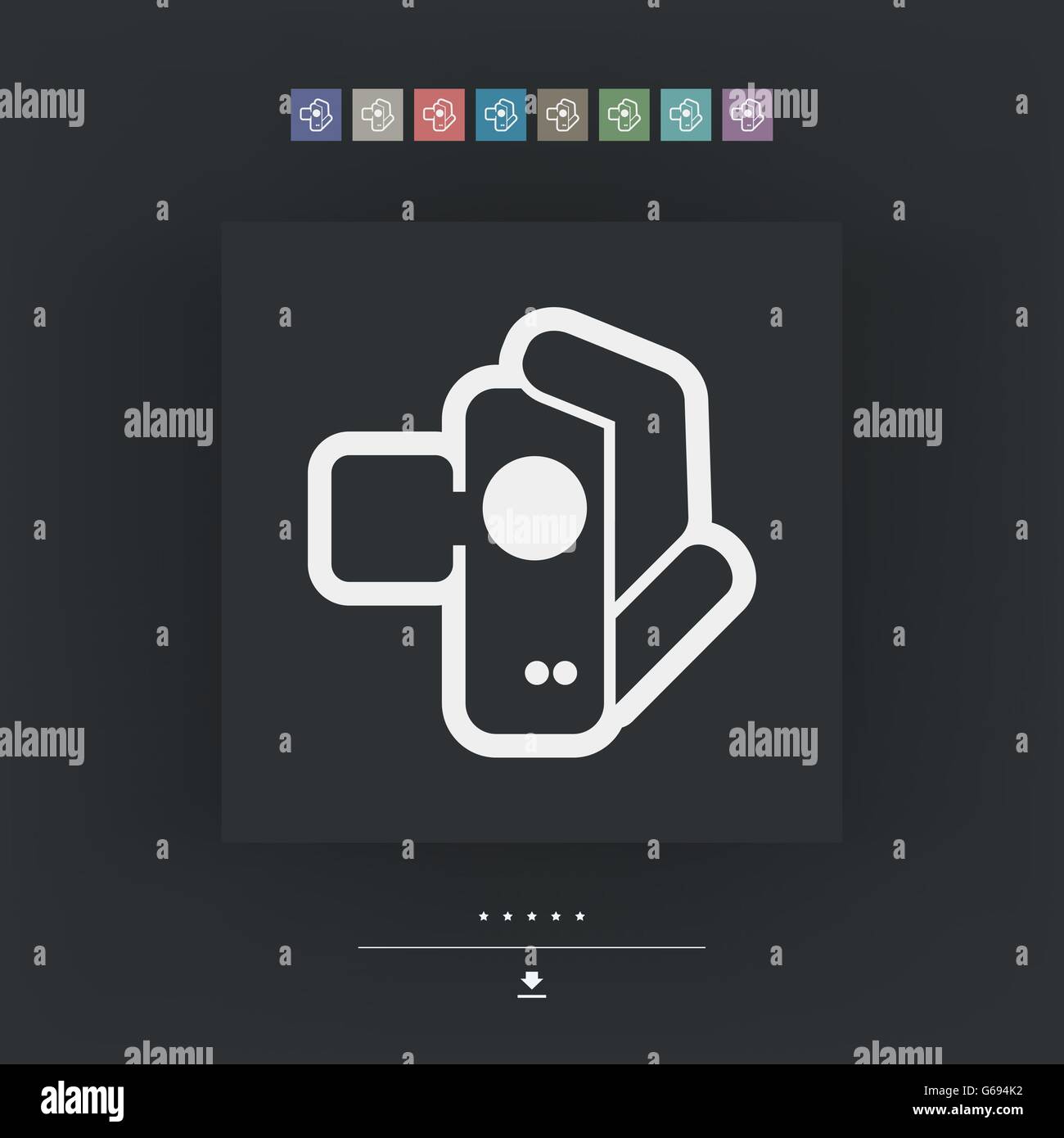 Cameraman icon vector vectors hi-res stock photography and images - Alamy