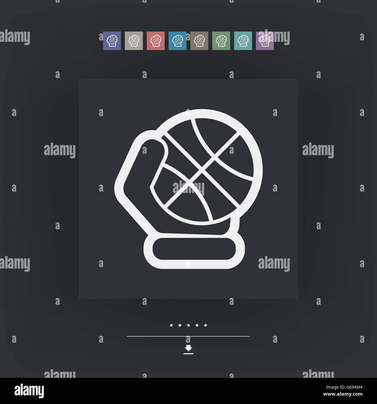 Basketball score shoot Stock Vector Images - Alamy