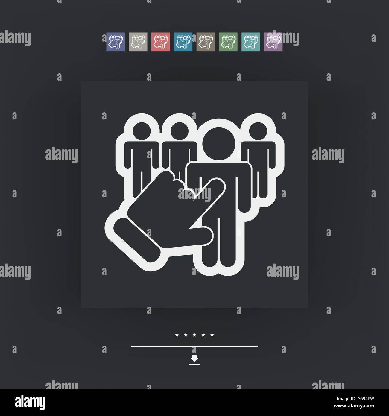People selection icon Stock Vector Image & Art - Alamy