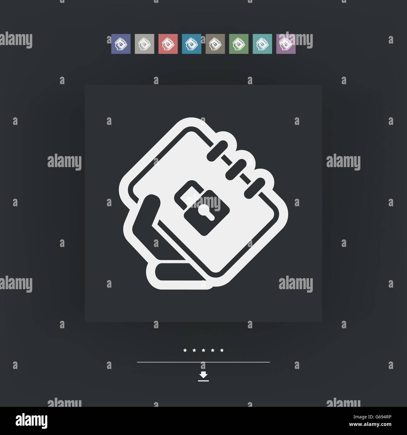 Secure book Stock Vector Images - Alamy