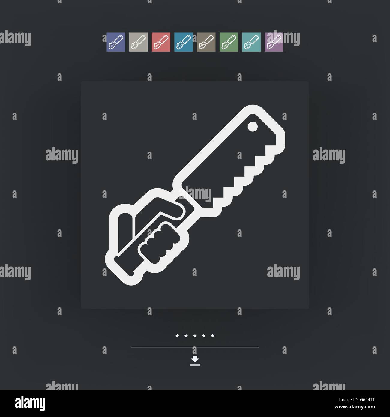Sawing working Stock Vector Images - Alamy