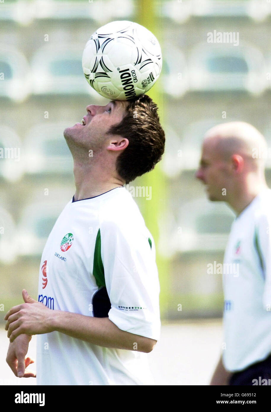 Keane - Ireland Training in Albania Stock Photo - Alamy