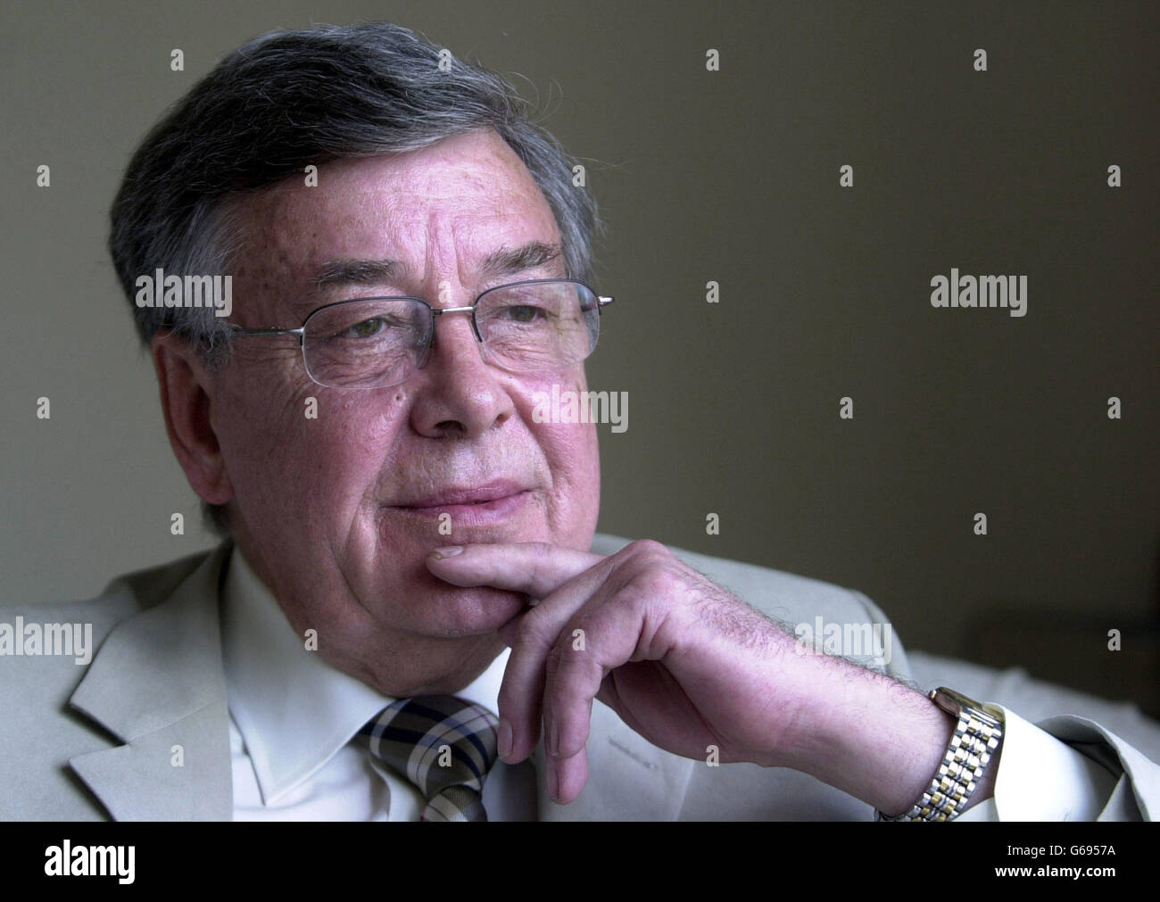 Scottish Election Candidate Keith Harding in his home town of Dunblane ...