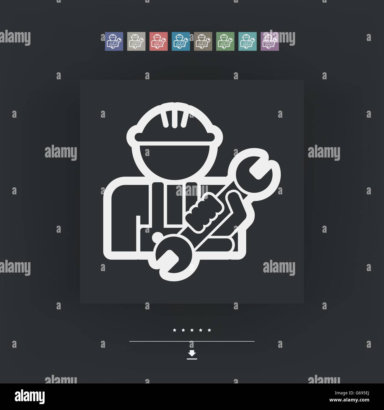 Worker agency Stock Vector Images - Alamy