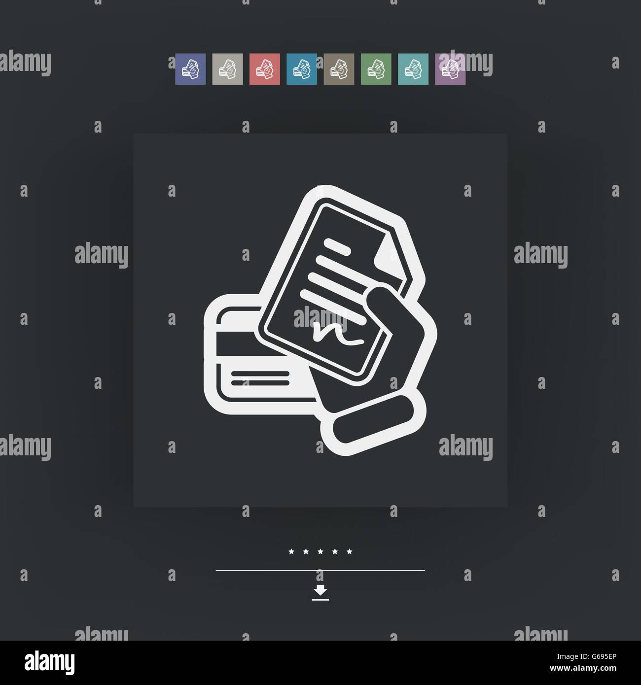 Bank notification Stock Vector Images - Alamy