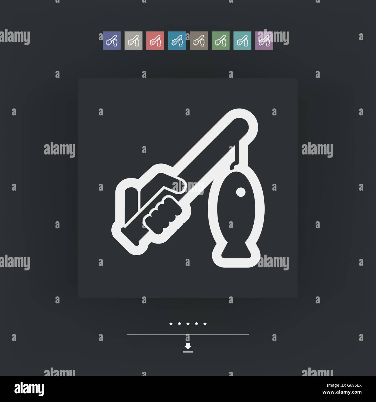 Hacker fish Stock Vector Images - Alamy