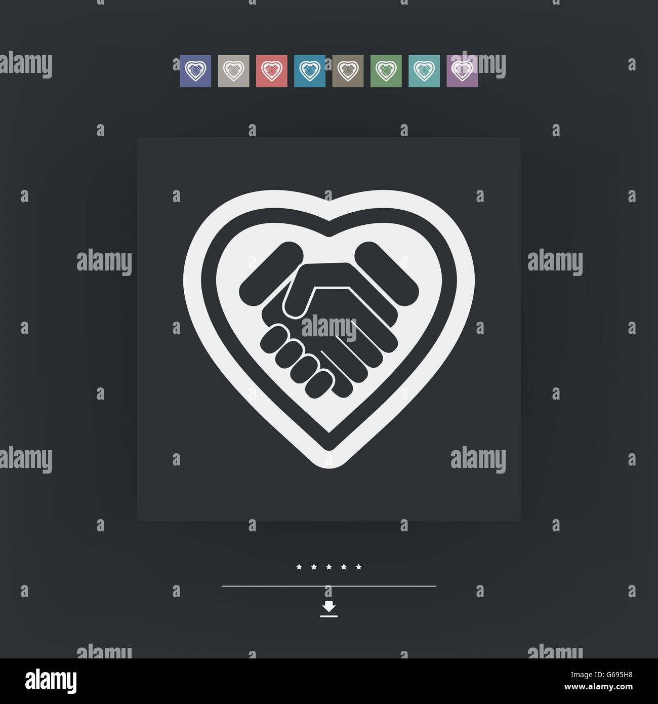 Shake hand marriage couple hi-res stock photography and images - Alamy