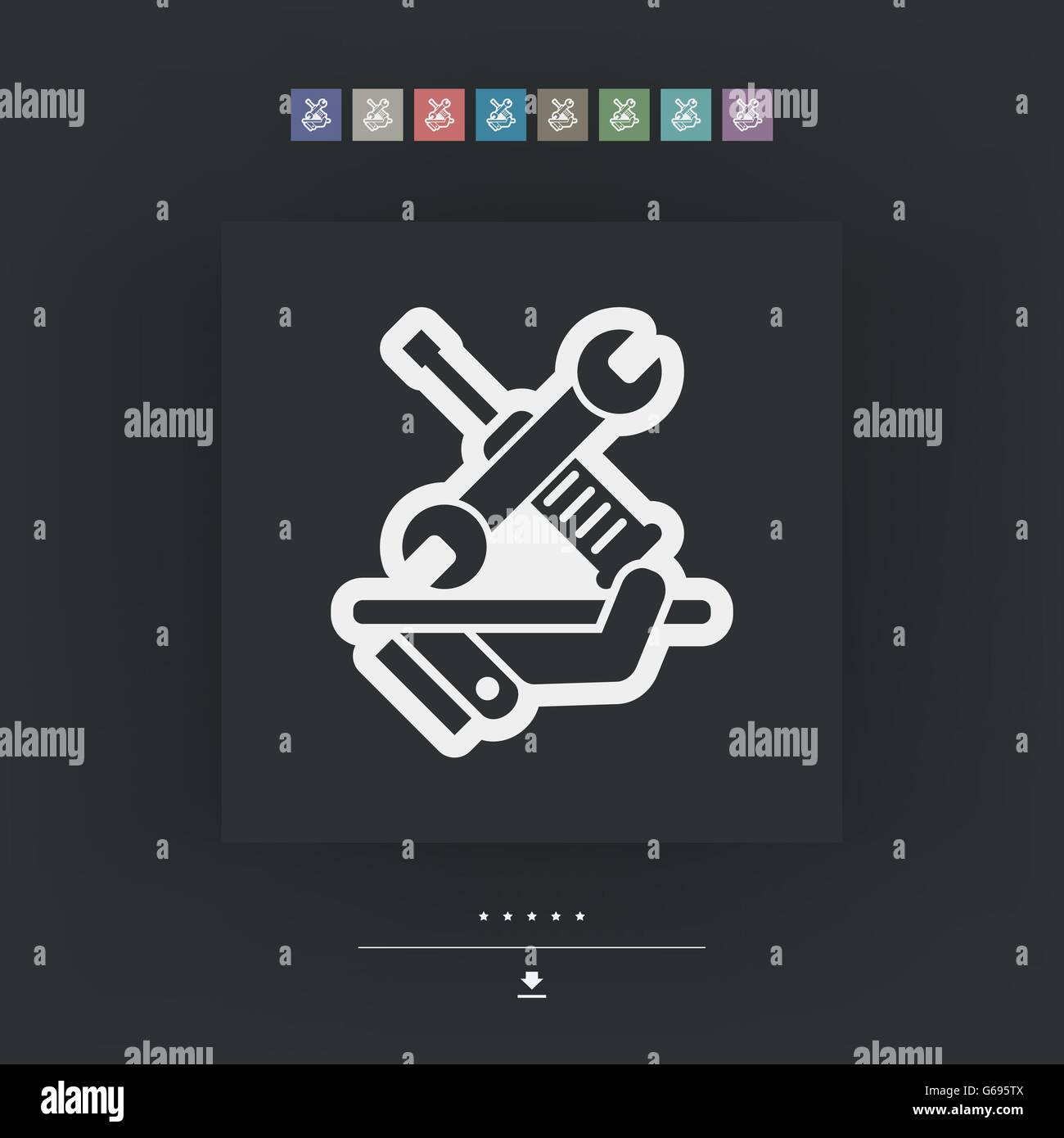 Technical service technician Stock Vector Images - Alamy