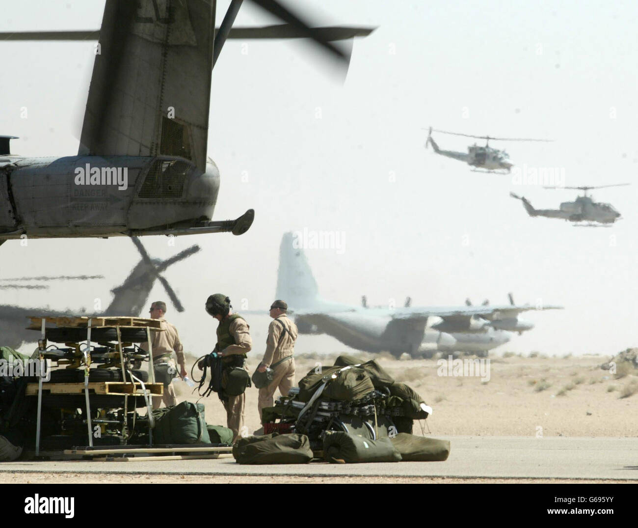 The Jalibah Forward Operation Base (JFOB), a US airbase in the western ...