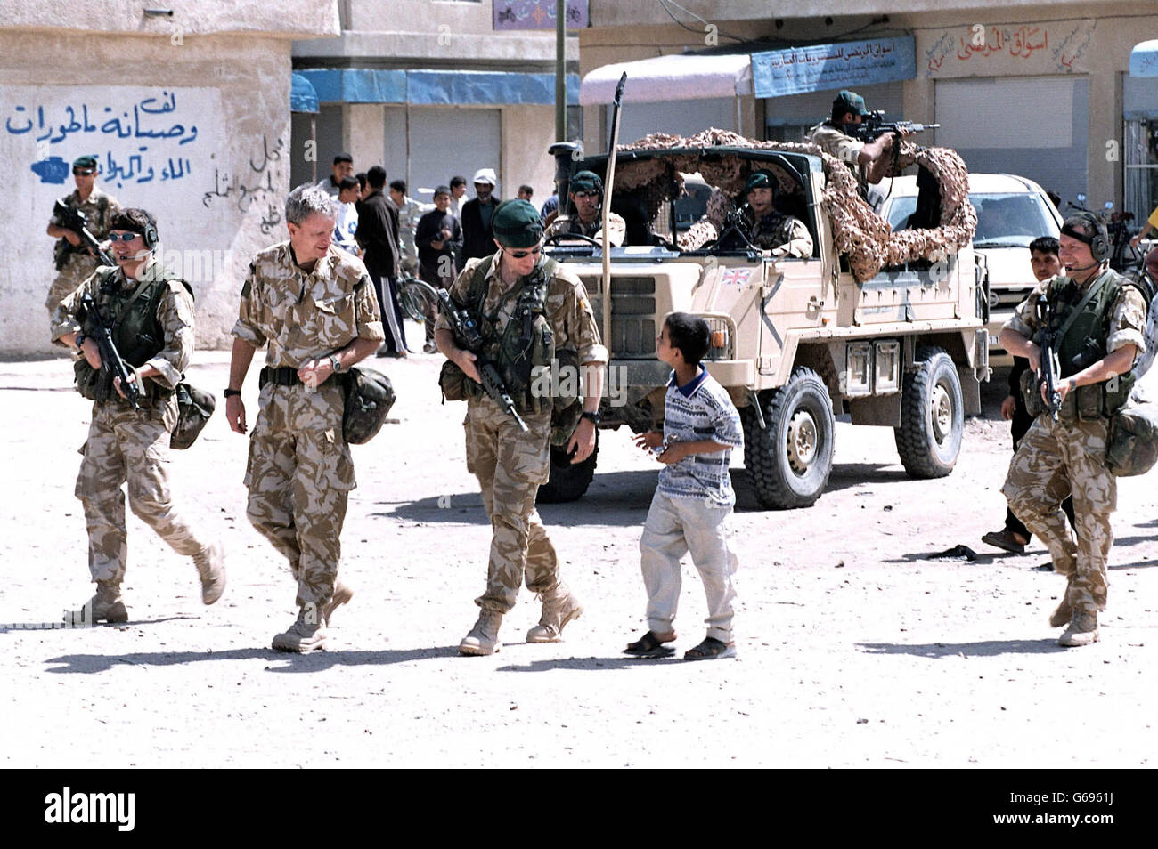 Iraq War 3 Commando Brigade Stock Photo - Alamy