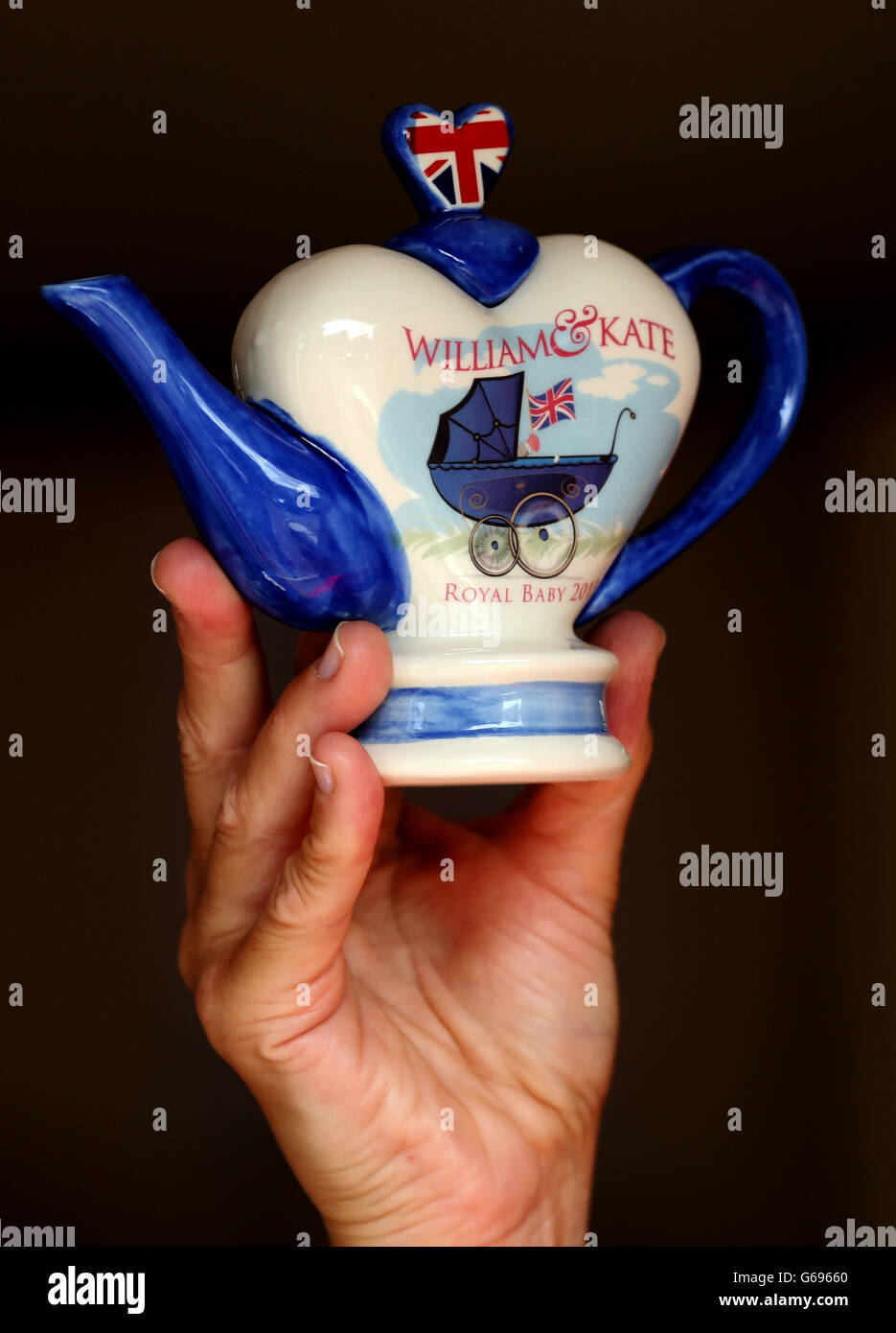 Prince George teapot Stock Photo - Alamy