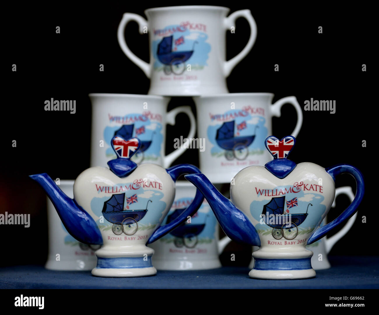 Prince George teapot Stock Photo - Alamy