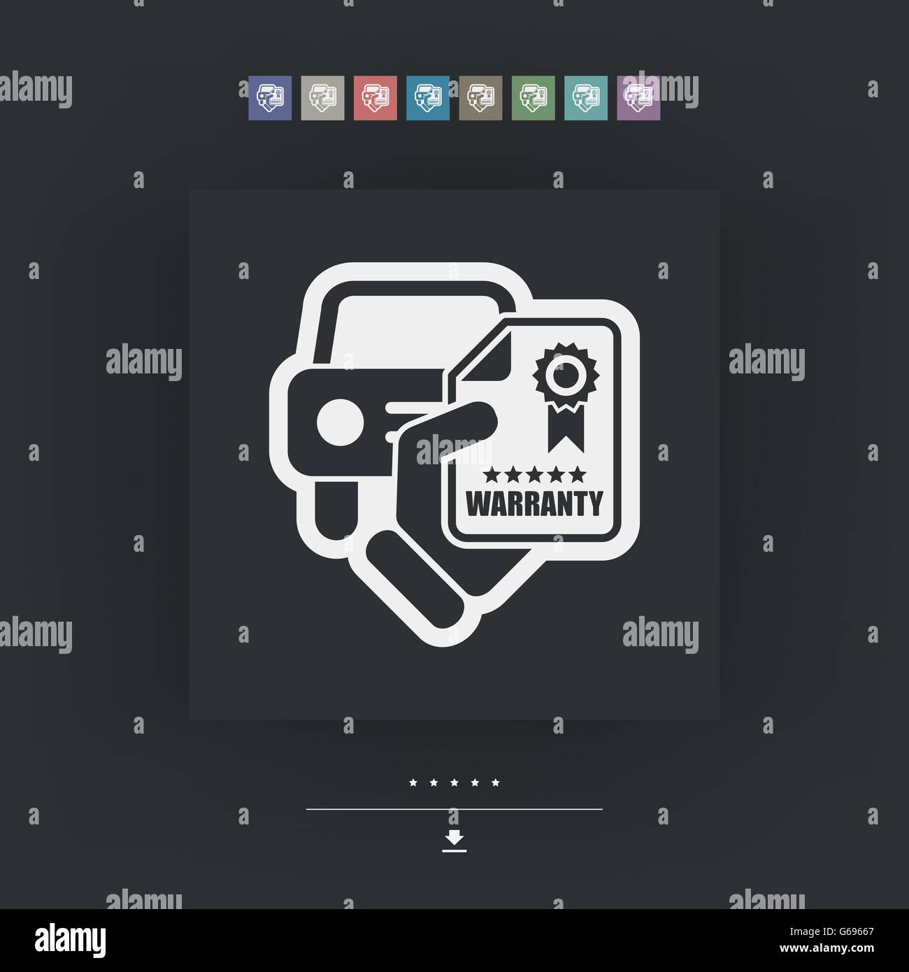 Car warranty icon Stock Vector Image & Art - Alamy
