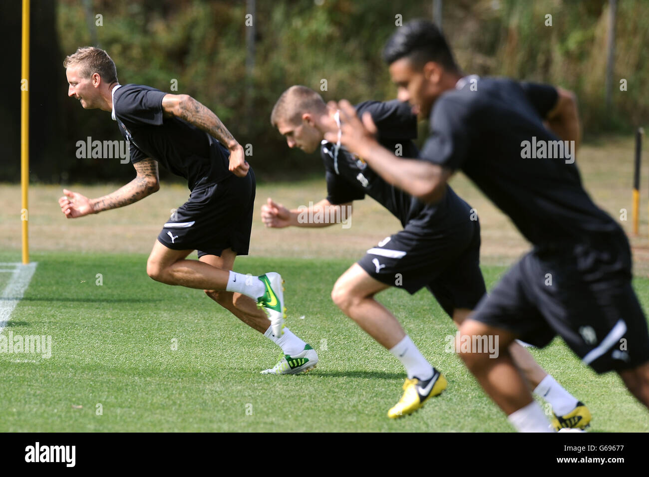Coventry citys carl baker left during training hi-res stock photography ...