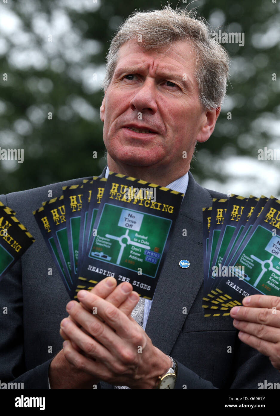Justice Secretary Kenny MacAskill helps launch a new leaflet entitled ...