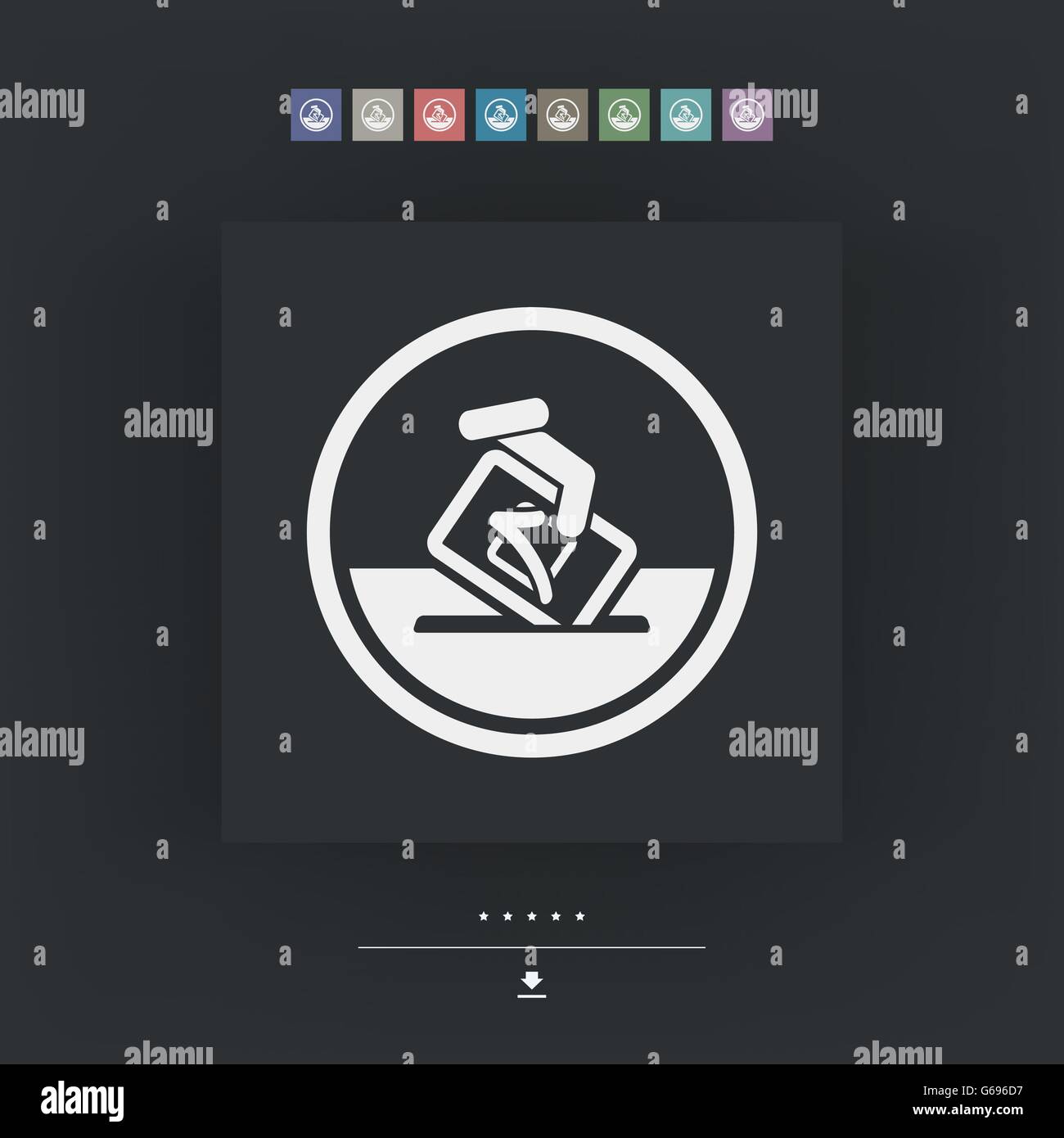 Vote symbol icon Stock Vector Image & Art - Alamy