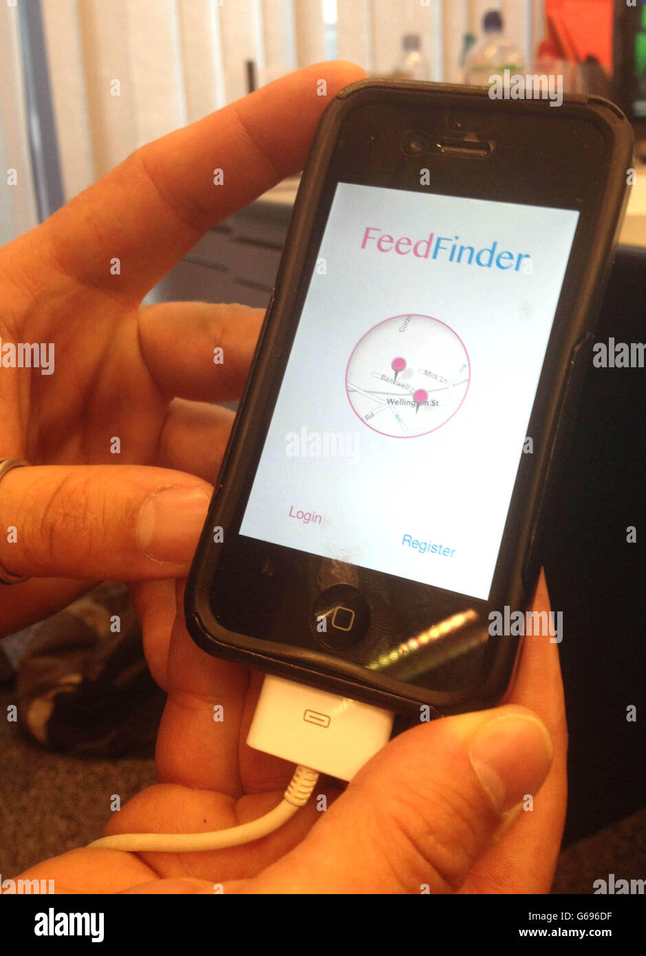 The Feed Finder app which has been designed by Newcastle University to ...