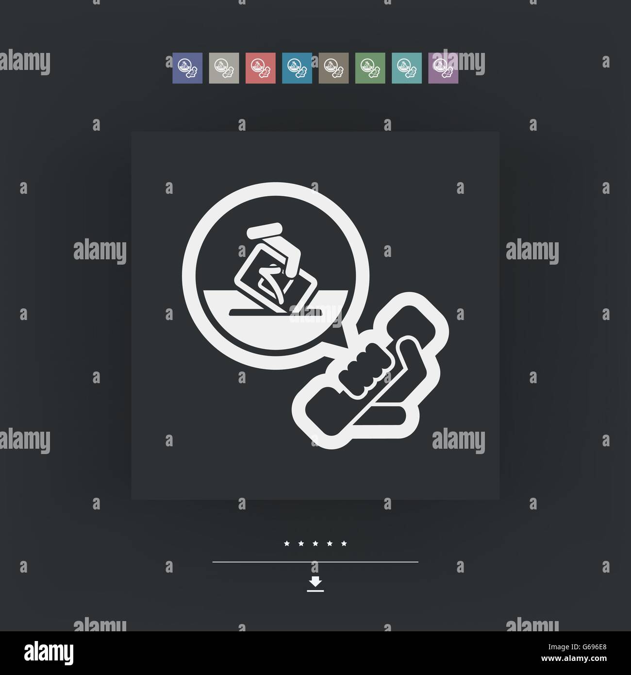 Vote elections line vector Stock Vector Images - Alamy