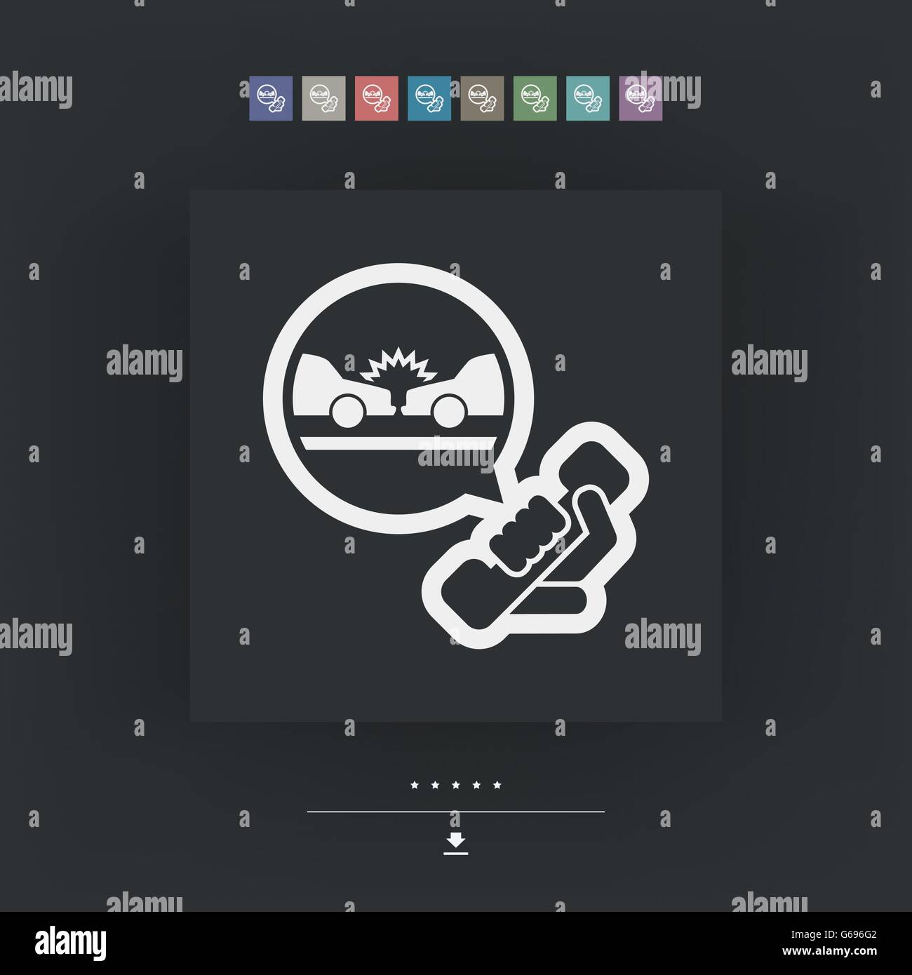 Roadside safety Stock Vector Images - Alamy