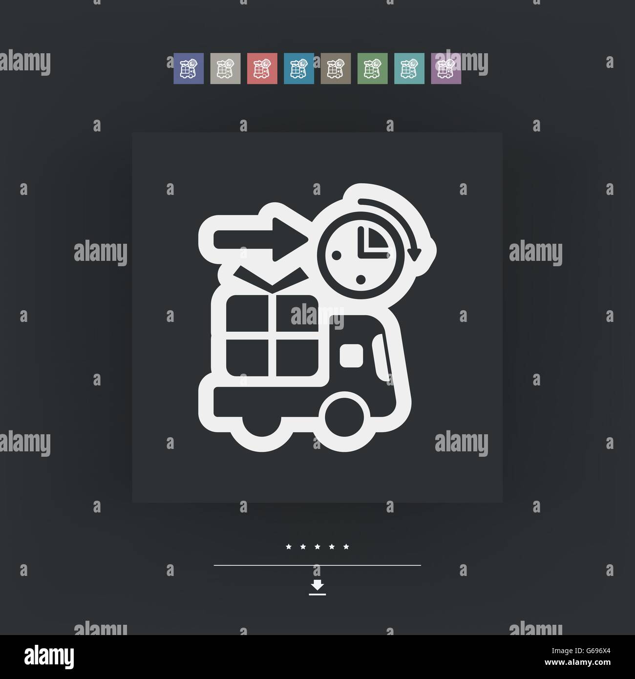 Slow delivery Stock Vector Images - Alamy