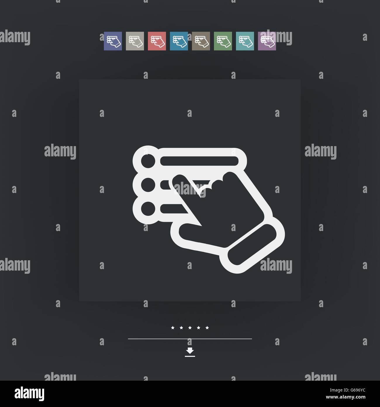 Checklist icon Stock Vector Images - Alamy