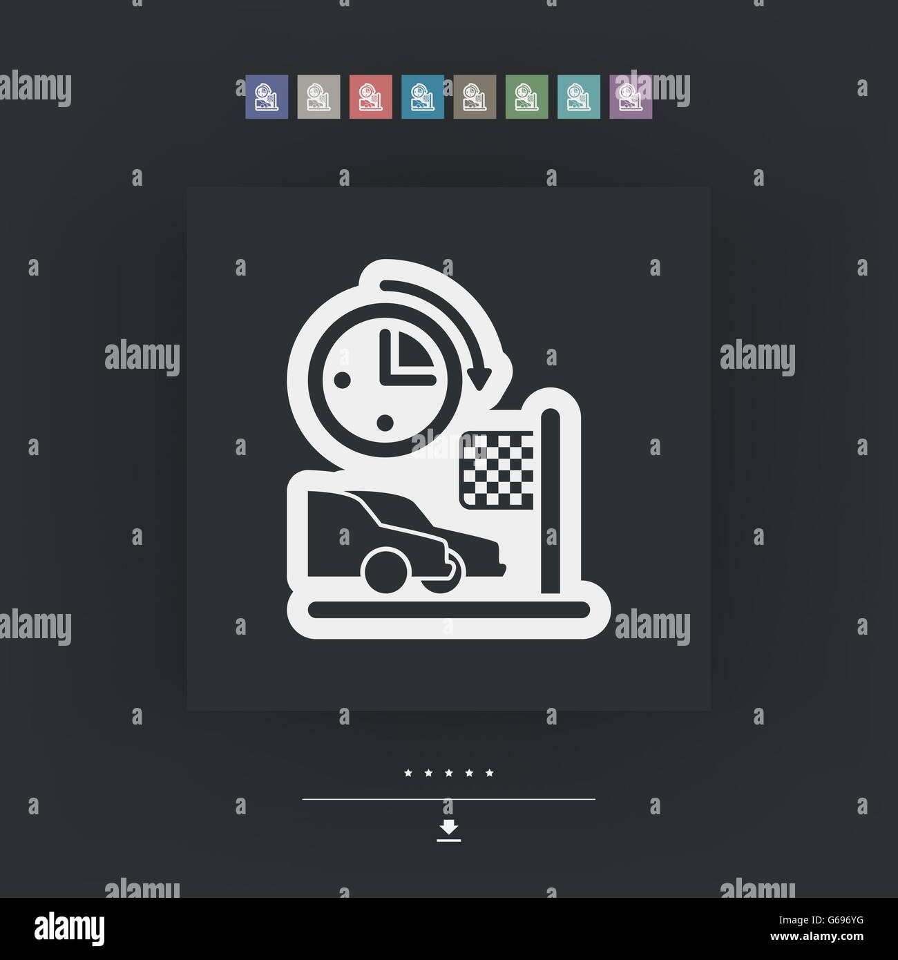 Car race icon Stock Vector Image & Art - Alamy