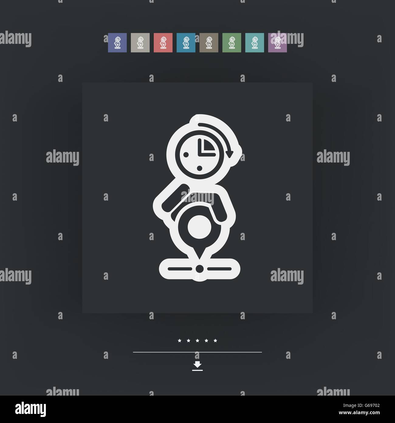 Time location Stock Vector Images - Alamy