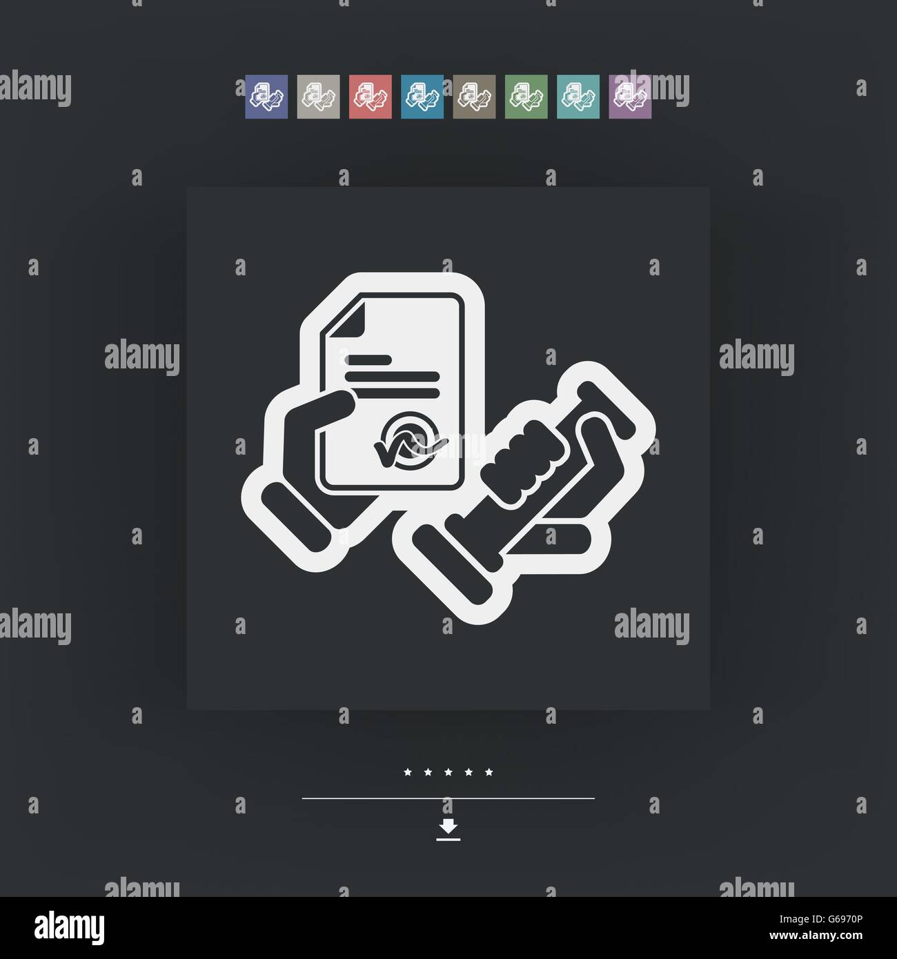 Validate stamp Stock Vector Images - Alamy