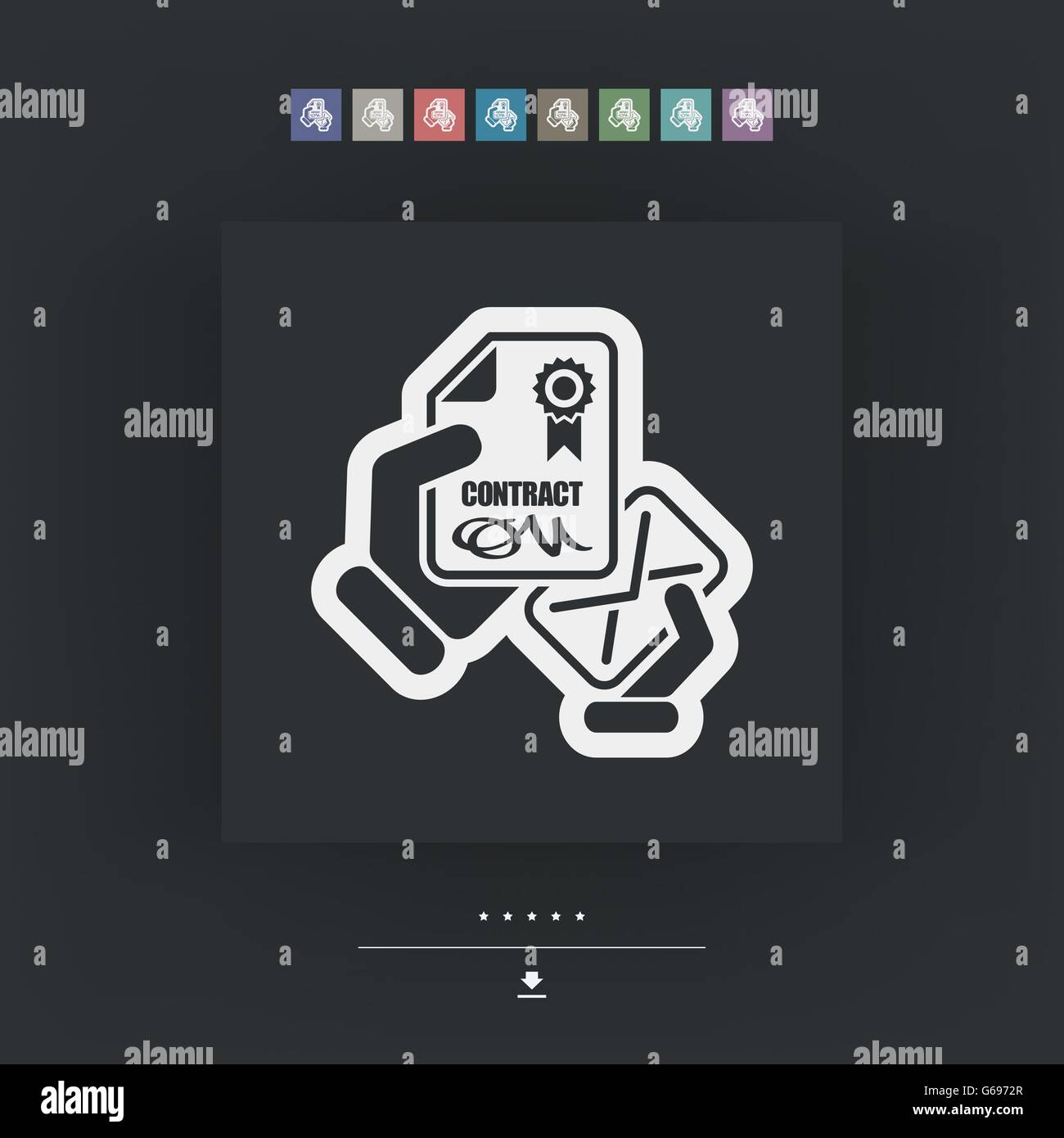 Contract officer Stock Vector Images - Alamy