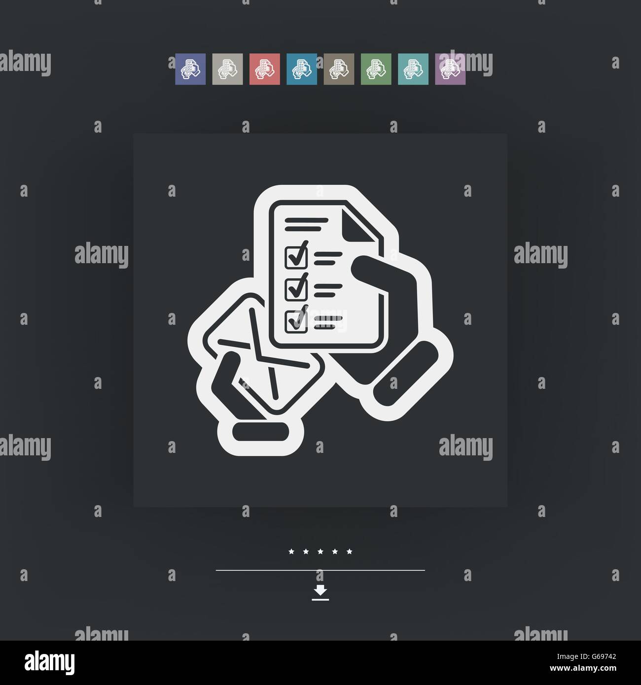Questionnaire writing Stock Vector Images - Alamy