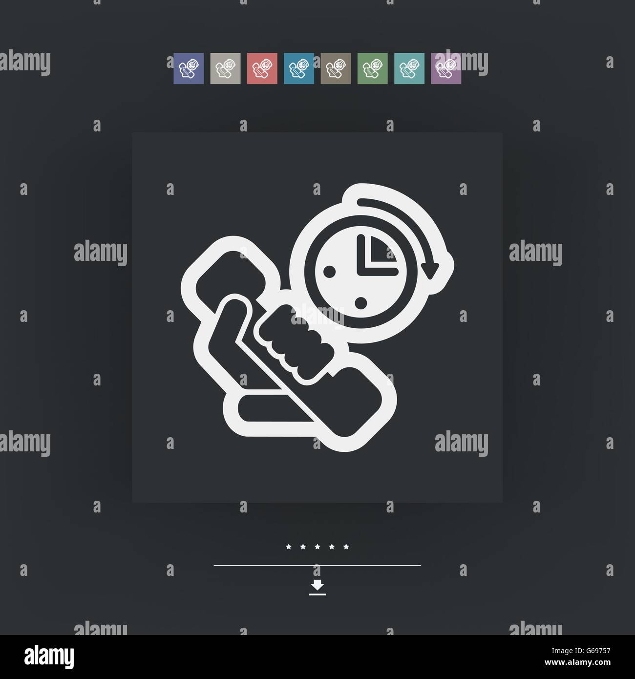 Time reminders Stock Vector Images - Alamy