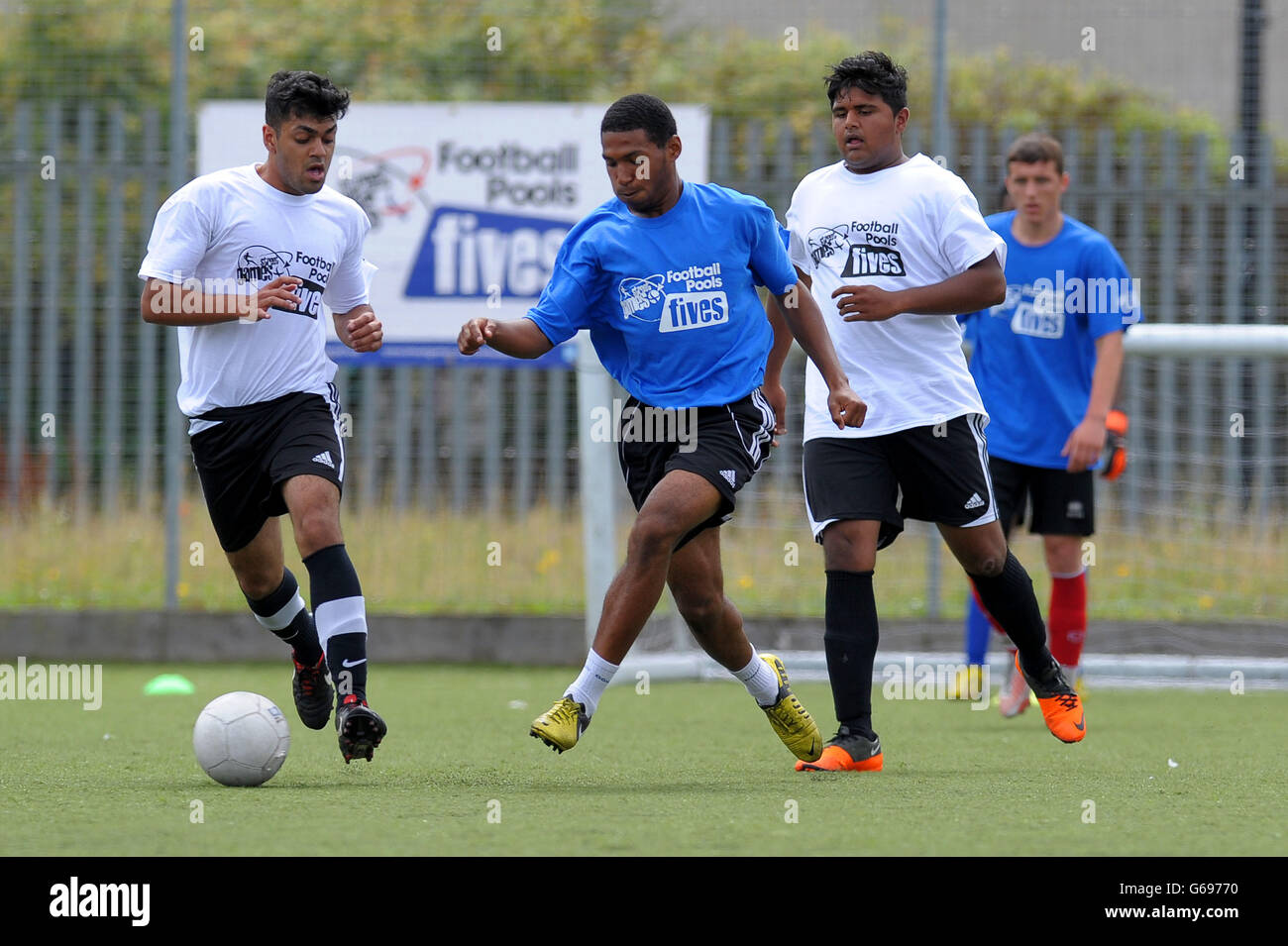Sport fast track street games city academy bristol hi-res stock ...