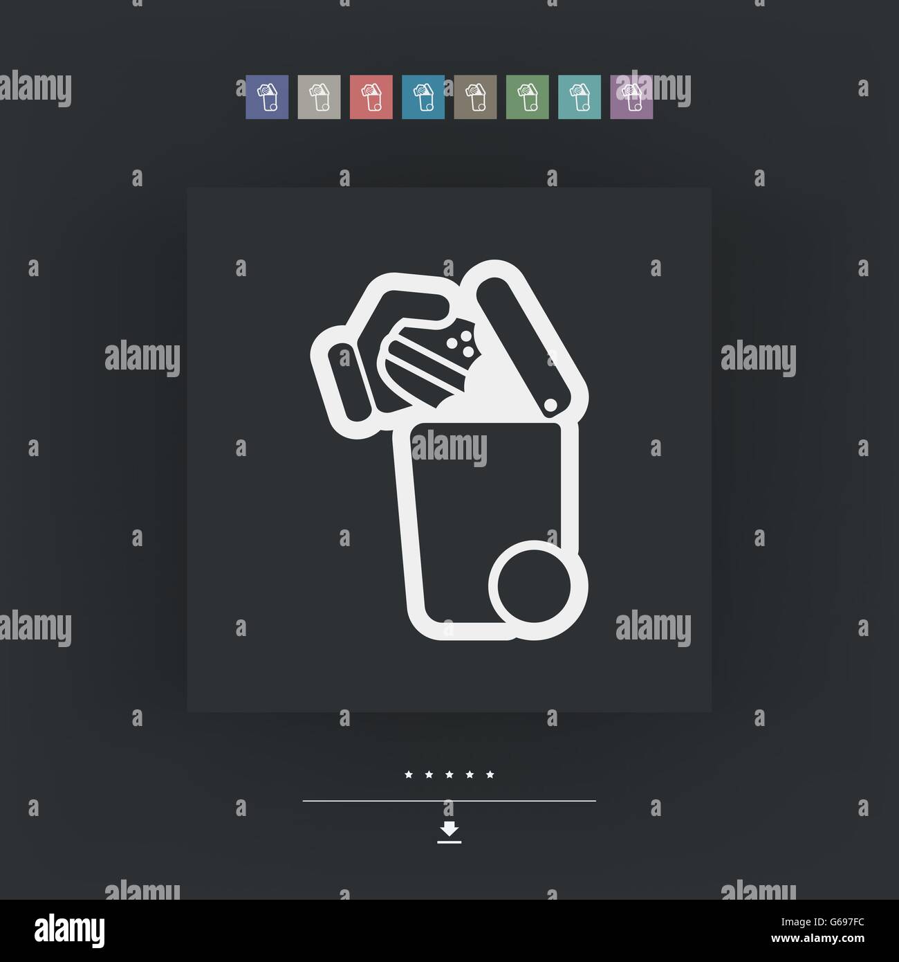 Separate waste collection icon Stock Vector Image & Art - Alamy