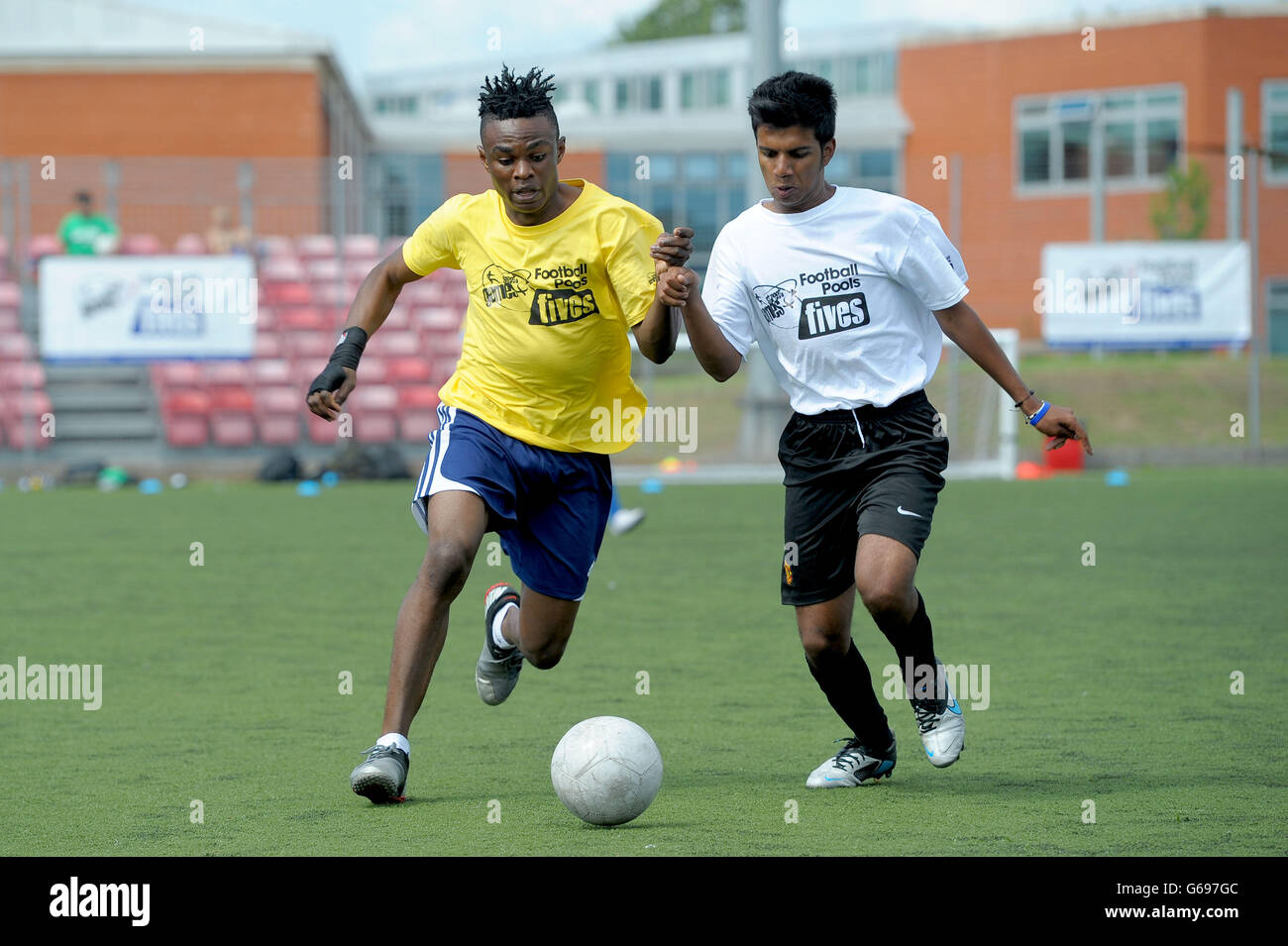 Sport fast track street games city academy bristol hi-res stock ...