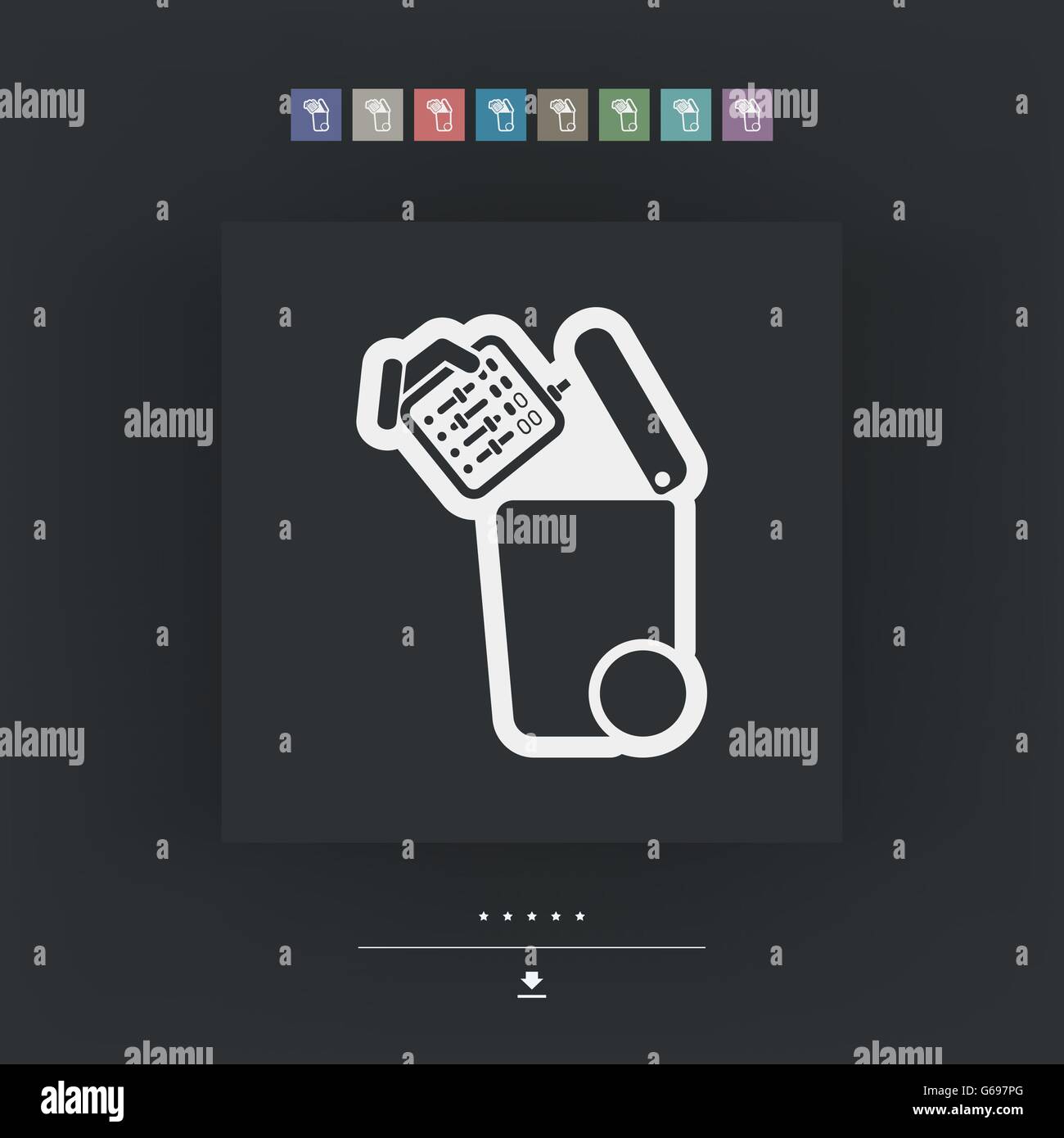 Appliance waste Stock Vector Images - Alamy