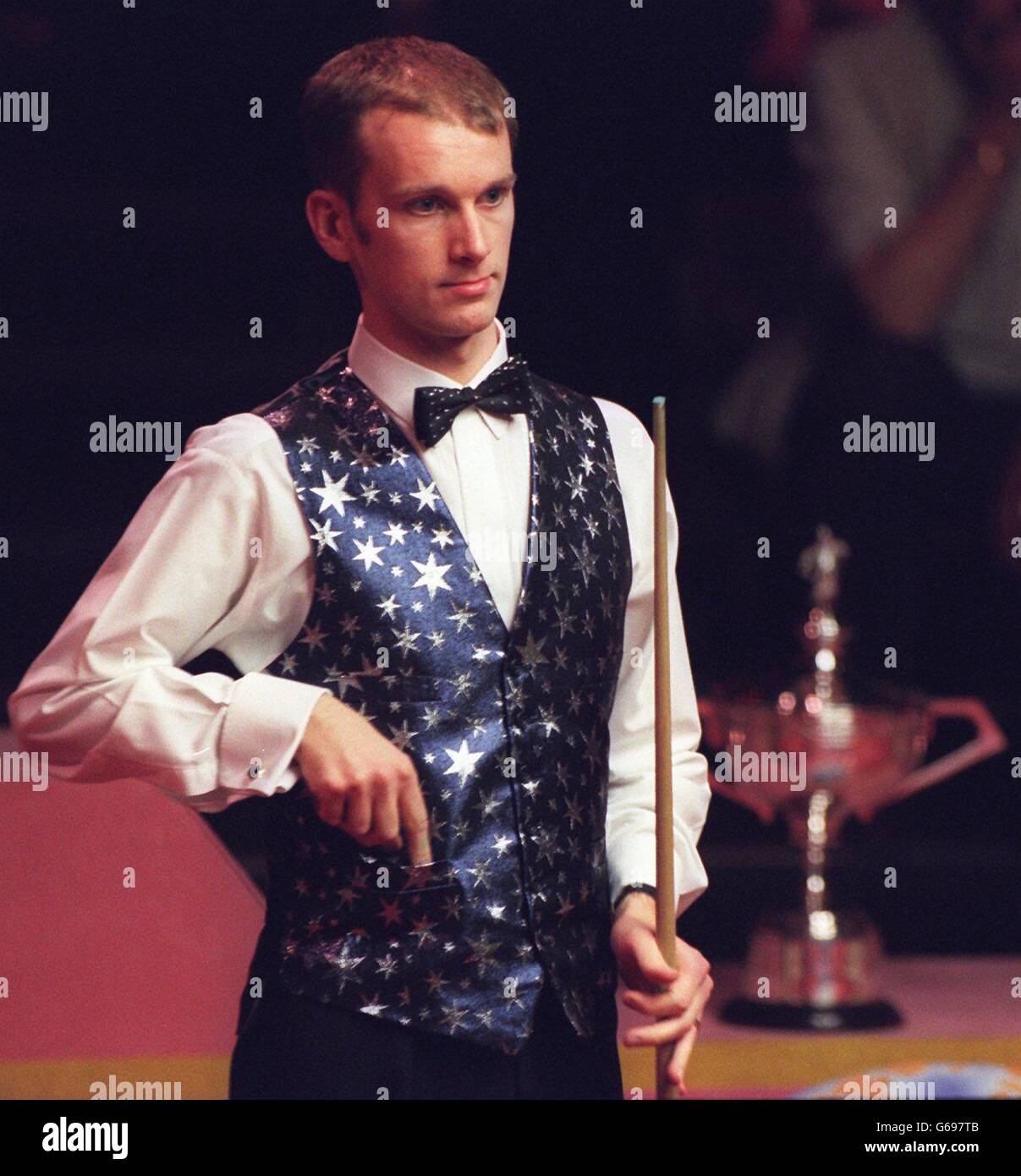 World Snooker Championship Final. Peter Ebdon Stock Photo - Alamy